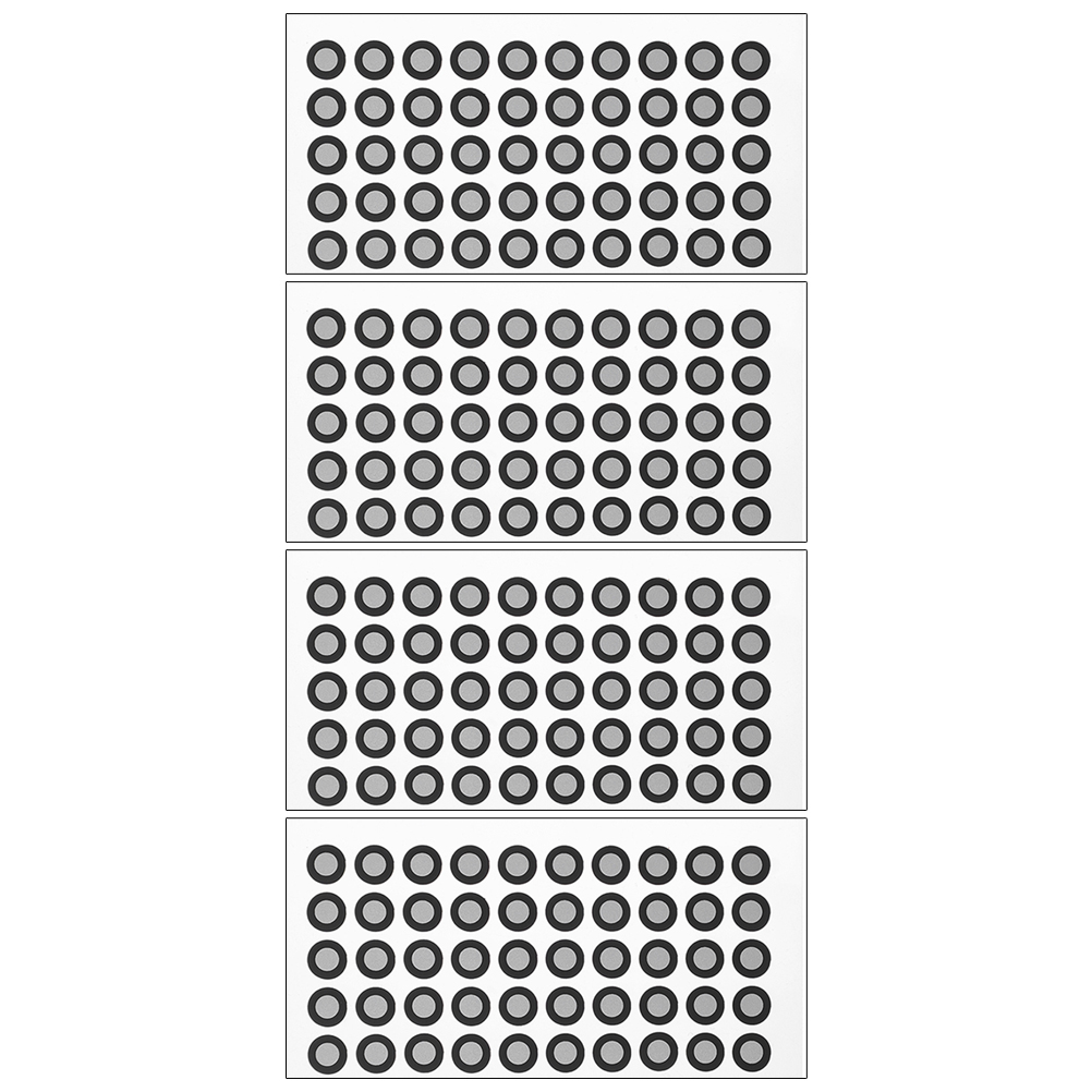 4 Sheets 3D Scanner Reflective Film Marking Points for Scanning Device ...