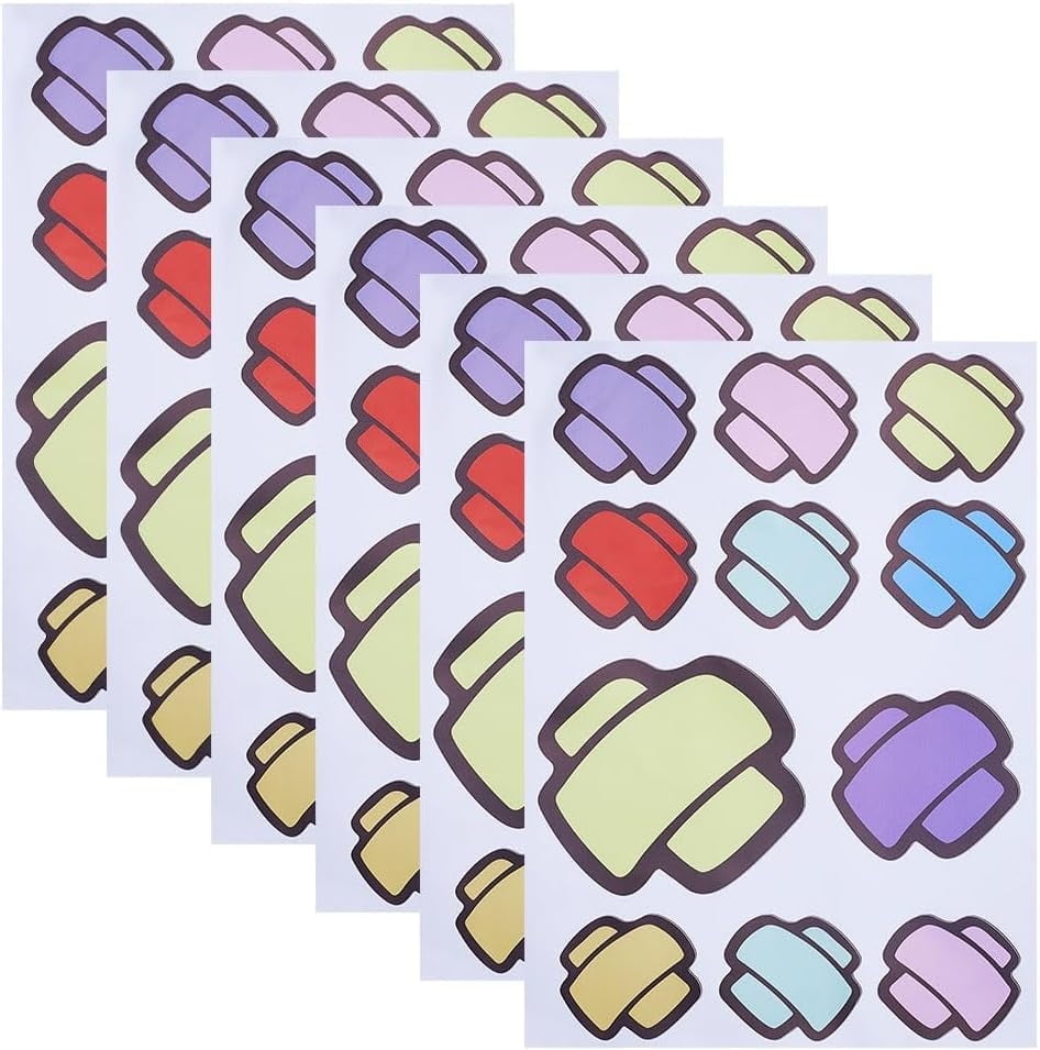 4 Sheets 44PCS Car Scratch Cover Reflective Stickers Band-Decals ...