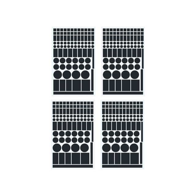 4 Sheets Adhesive Light Blocking Sticker For Electronic Device ...