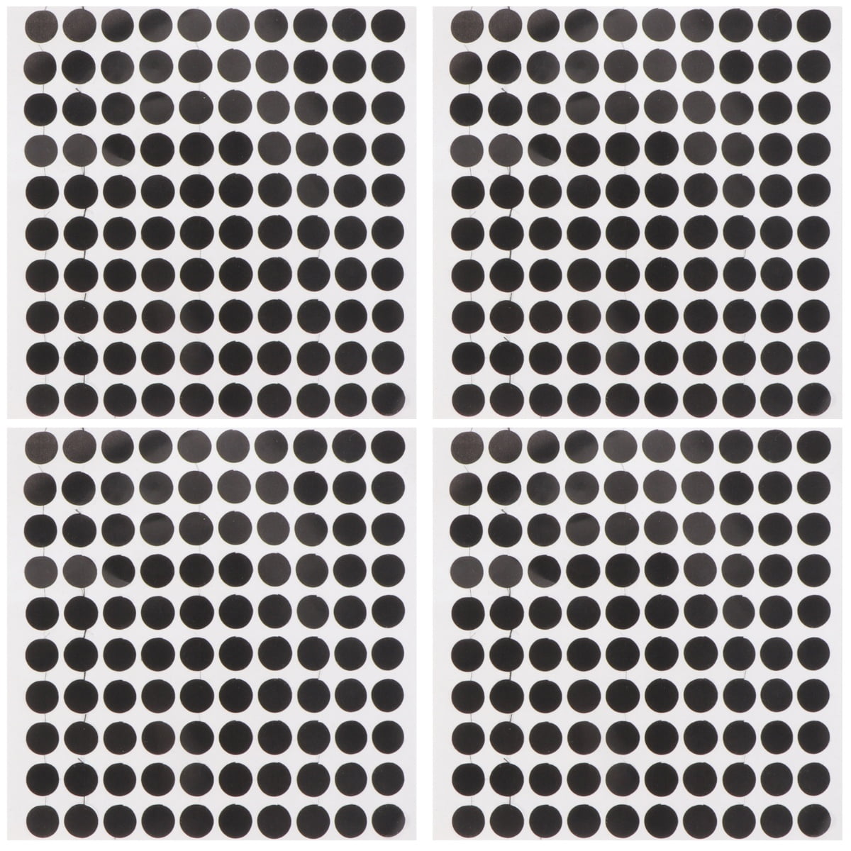 4 Sheets Billiard Black Spot Dot Sticker Snooker Marker Dots Stickers ...