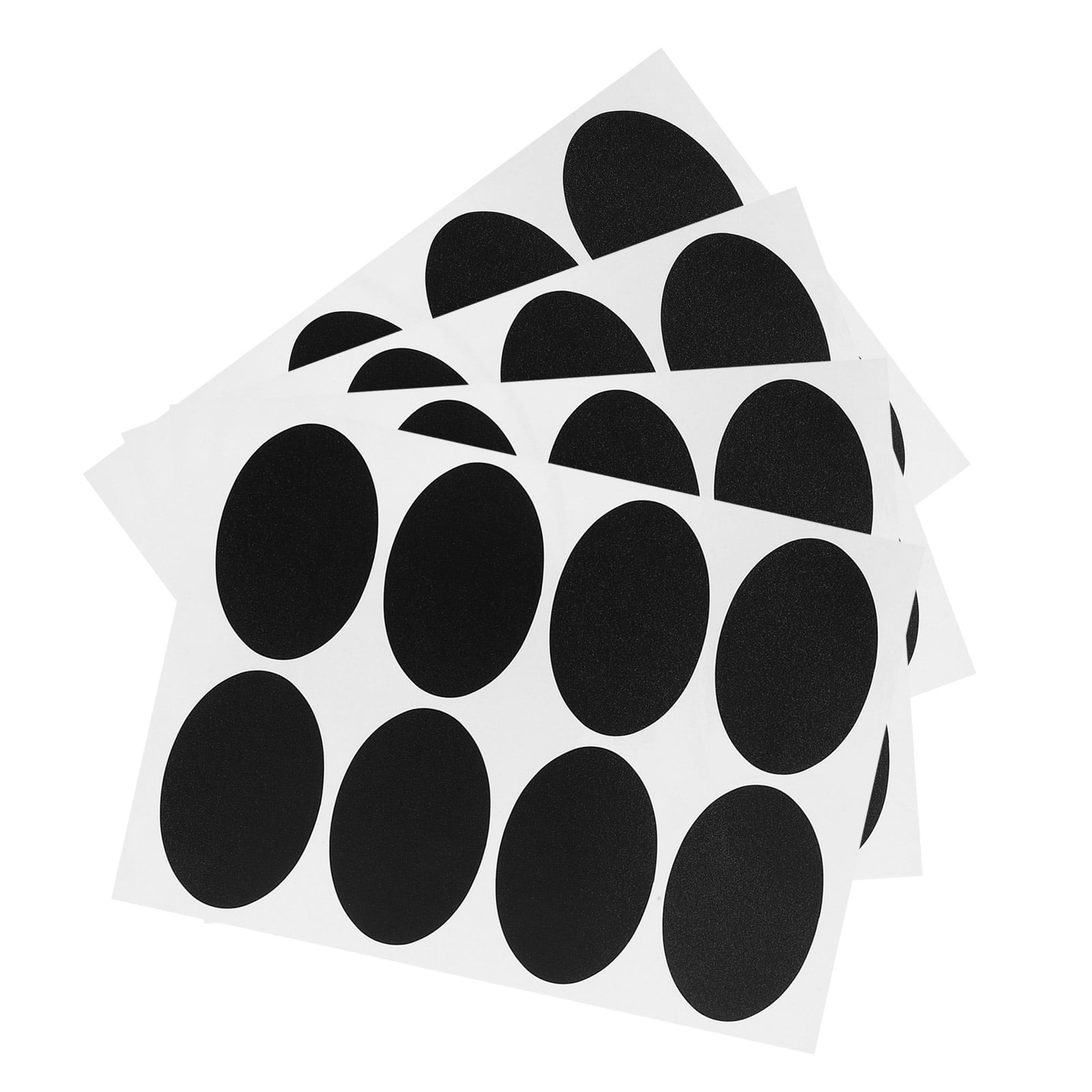 4 Sheets Chalkboard Label Stickers Blackboard Name Tag Labels Sticky ...