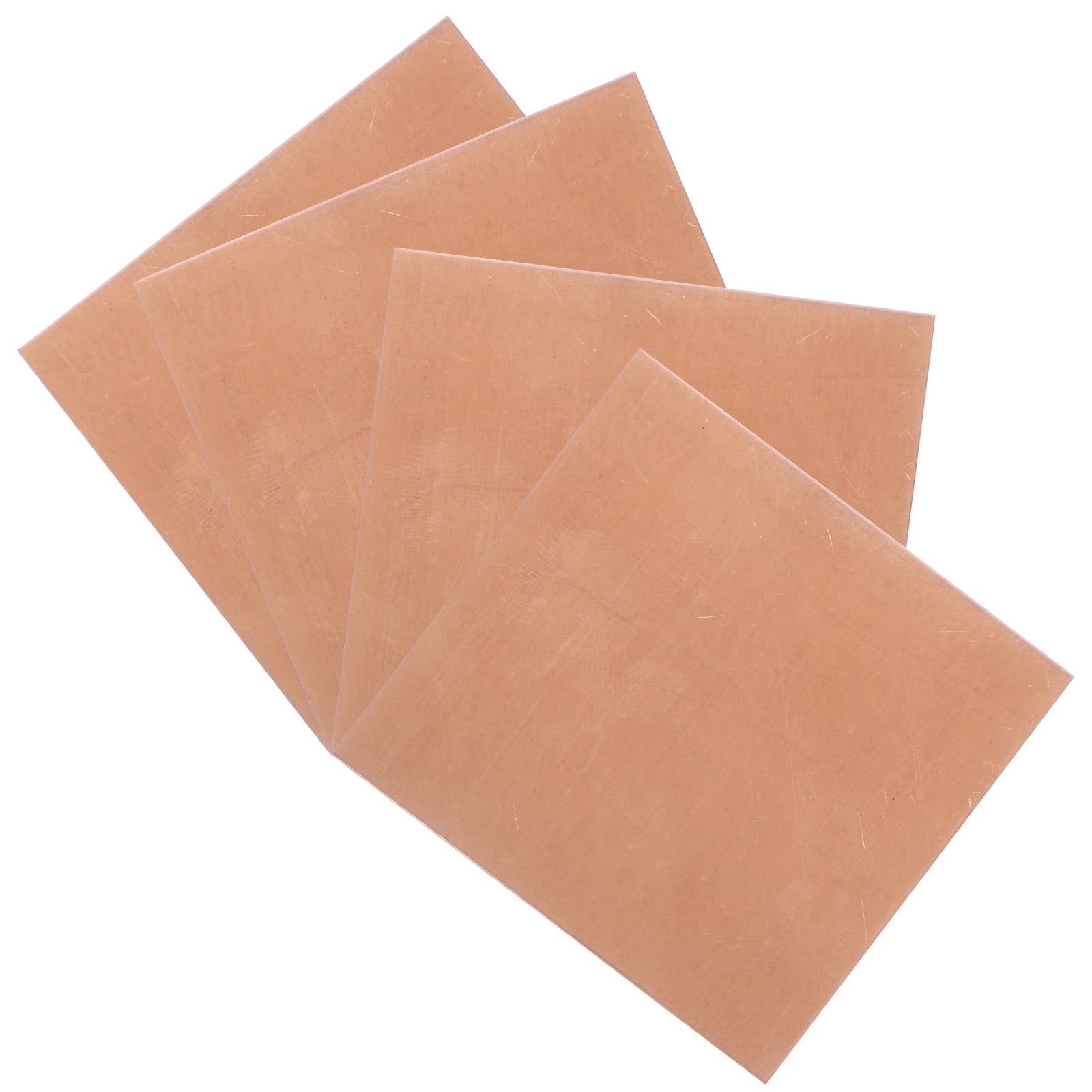 4 Sheets Copper Jewelry Sheets Copper Plate Metal Plates for DIY ...
