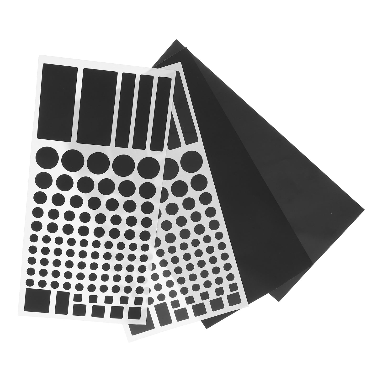 4 Sheets Light Dimmer Stickers for Window Blinds, Light Blockers ...