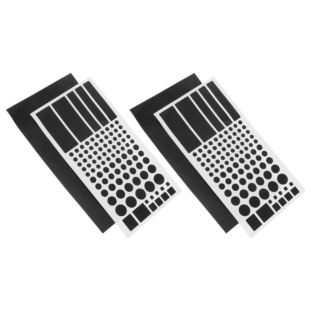 4 Sheets LED Light Shielding Sticker Filter LED Light Cover Stickers ...