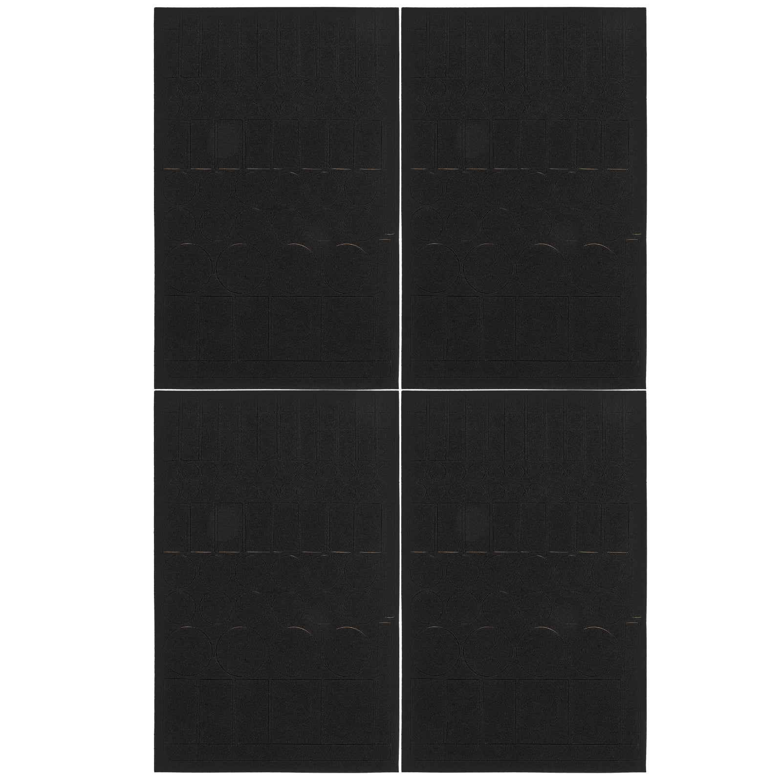 4 Sheets Led Light Blackout Stickers Light Shading Stickers Blackout ...