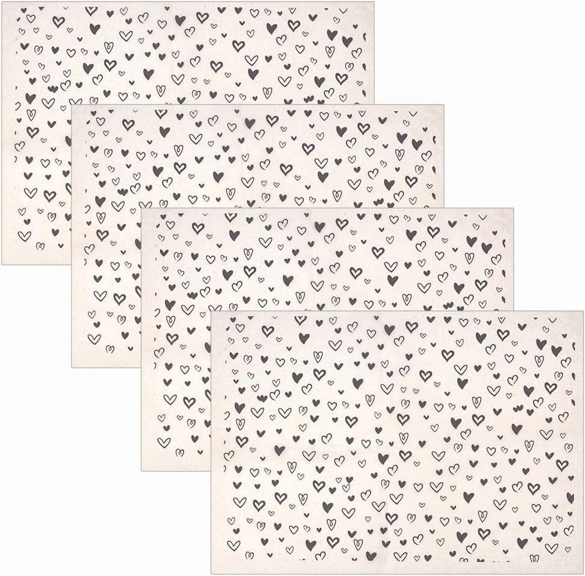 4 Sheets Love Ceramic Clay Transfer Paper Ceramic Decals 21x15 Inch ...