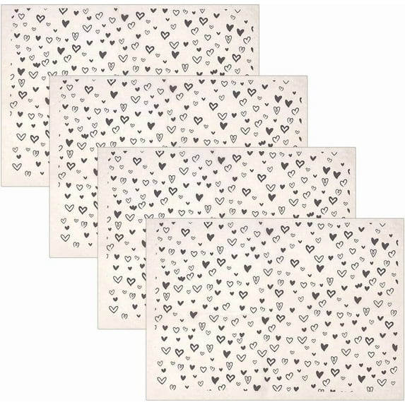 4 Sheets Love Ceramic Clay Transfer Paper Ceramic Decals 21x15 Inch ...