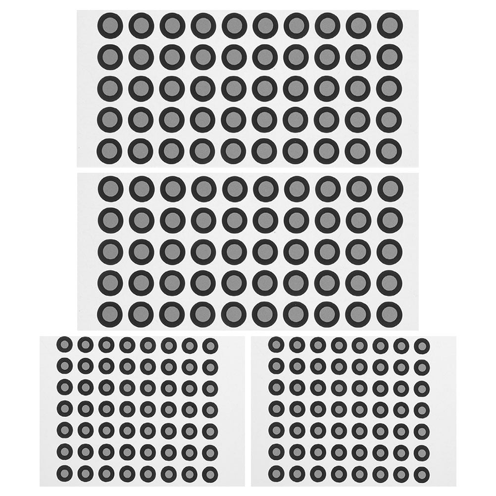 4 Sheets Scanner Positioning Points 3d Scanning Spray Reflective ...