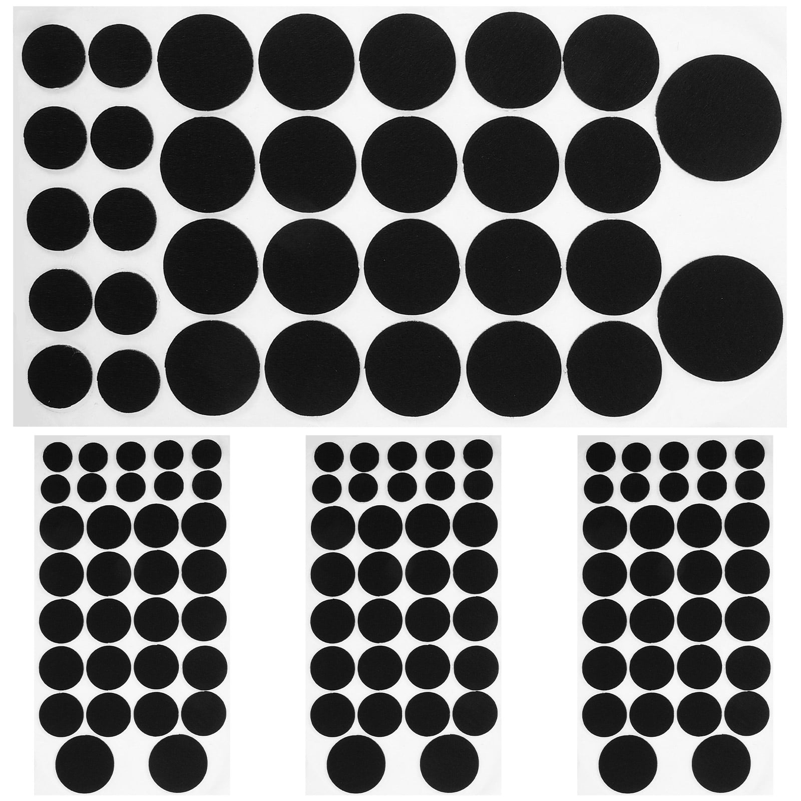 Raindrops Black Felt Stickers for Ornaments and Clothing Accessories ...