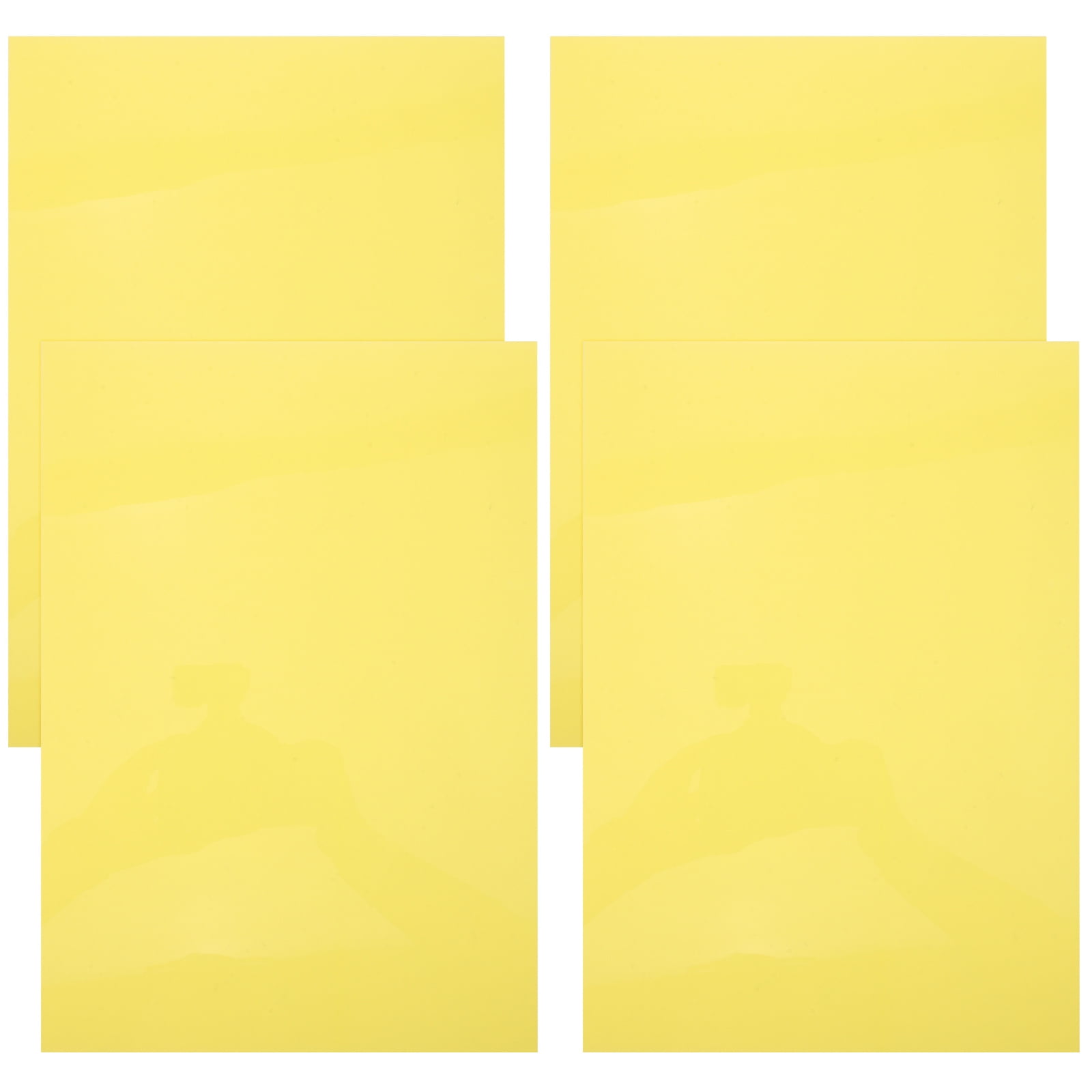 4 Sheets of Heat Shrinkable Sheets Cuttable Shaped Shrink Sheets Heat ...