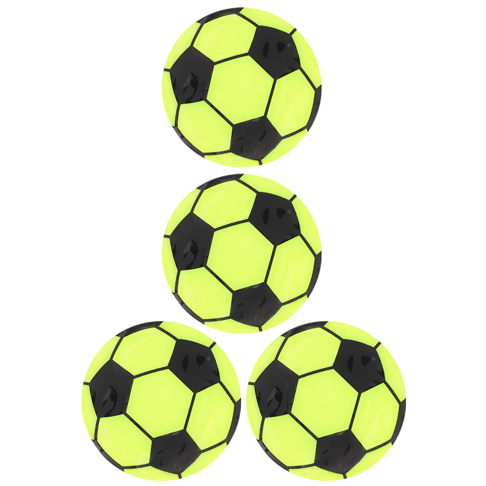 4 Sheets of Warning Reflective Stickers Self-adhesive Reflective ...