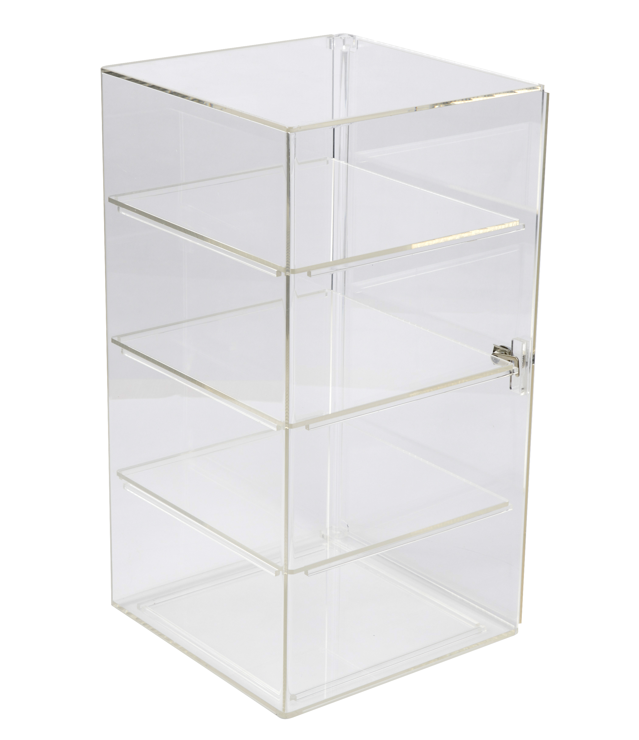 Plymor Clear Acrylic Display Case Box With Hinged Lid, 8" x 8" x 8 ...