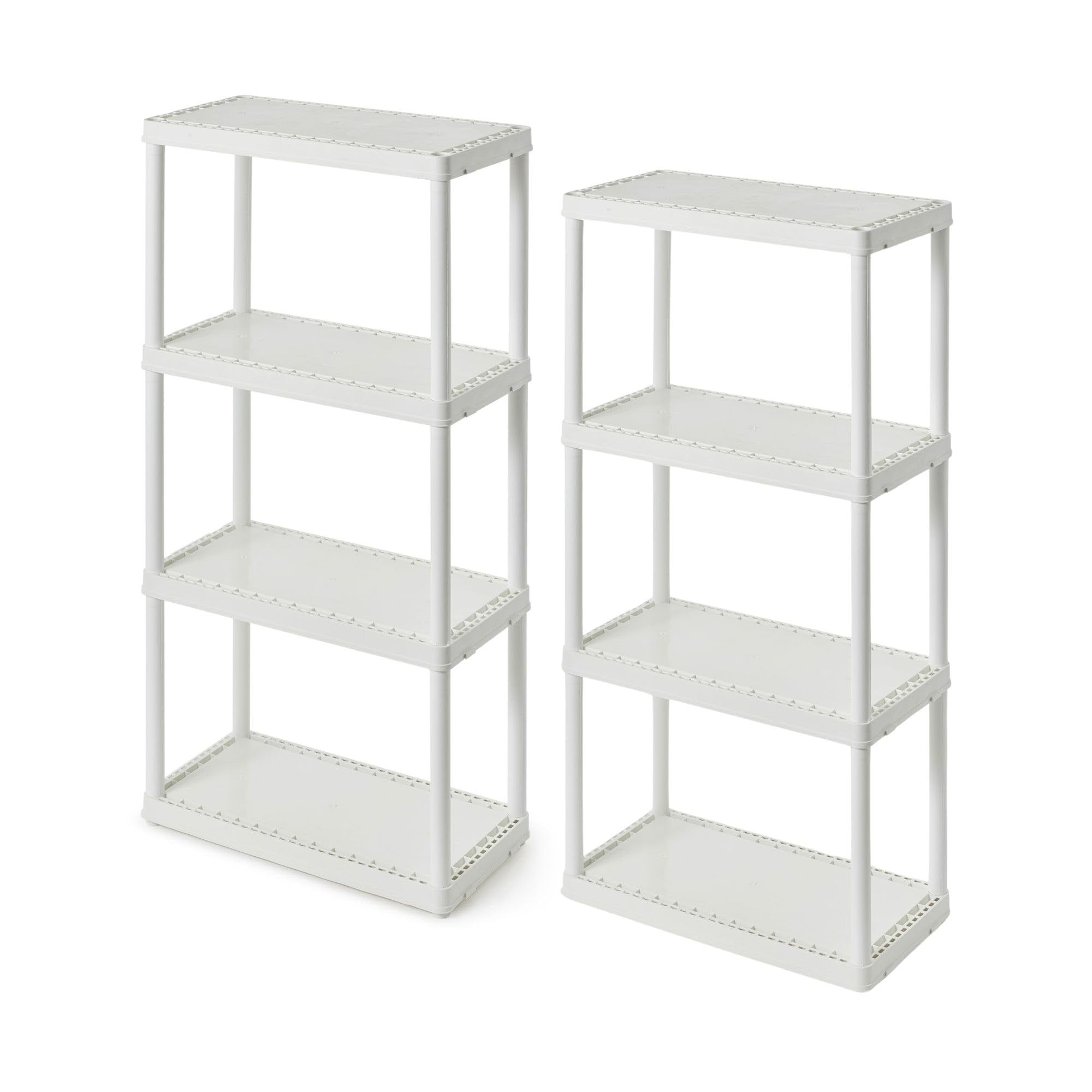 4 Shelf Fixed Height Solid Light Duty Storage Unit 12 x 24 x 48 for ...