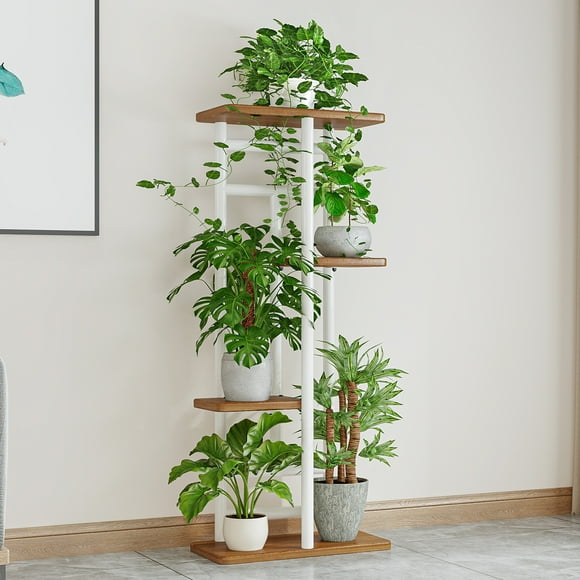 White Plant Stand Outdoor