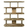 4-Shelf Open Display Wood Bookcase in Natural by Pulaski Furniture ...