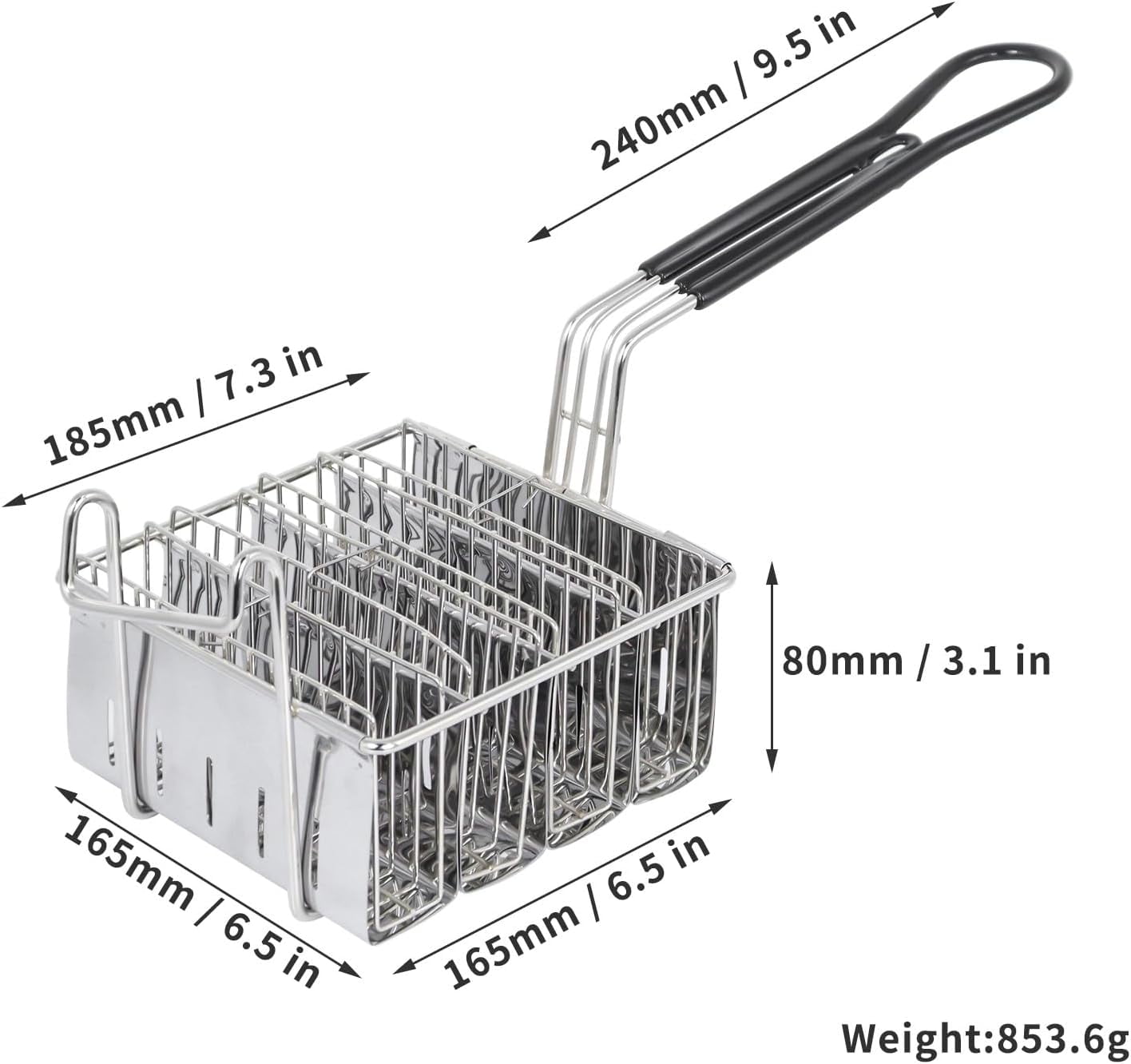 4 Shells Taco Fryer Basket Stainless Steel Taco Fryer Holds Kitchen ...