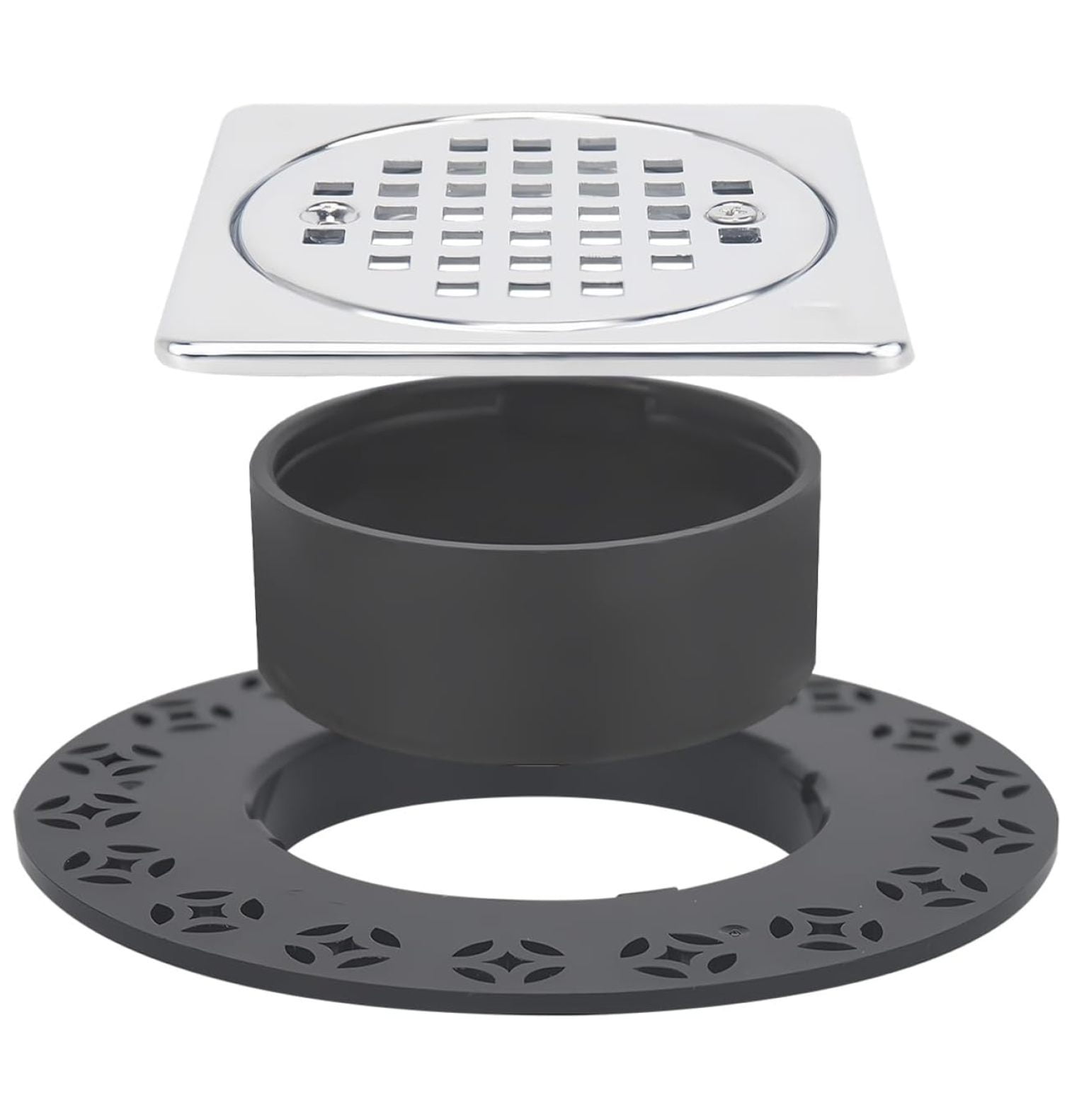 4” Shower Drain Grate Kit Replacement - Compatible with Kerdi-Drain ...