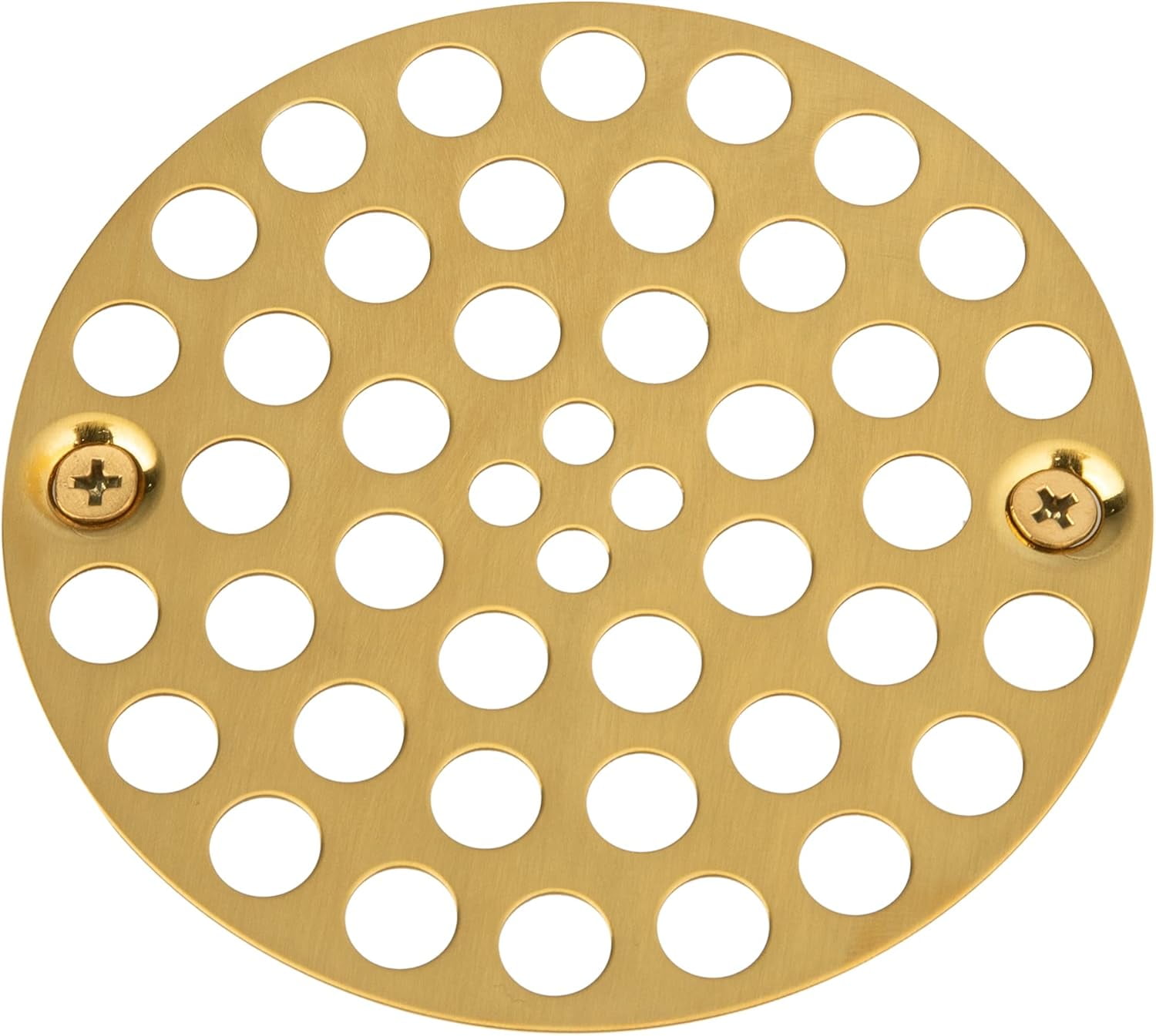 4'' Shower Strainer Drain Trim Set, Solid Brass Screw-in Shower ...