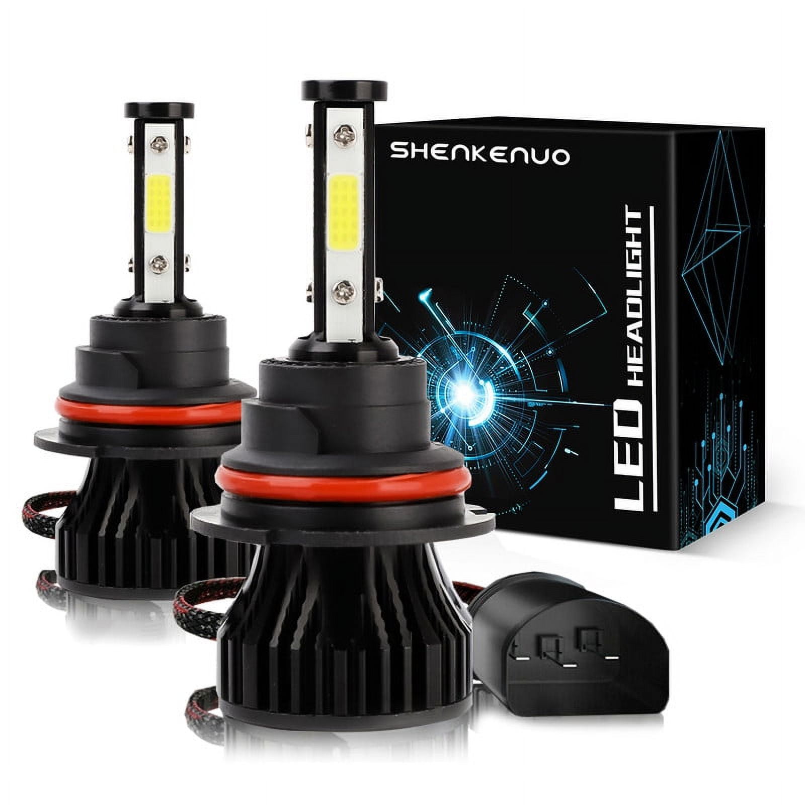 4-Side 9007/HB5 Headlights for Mitsubishi Endeavor 2004-2011 2pc ...