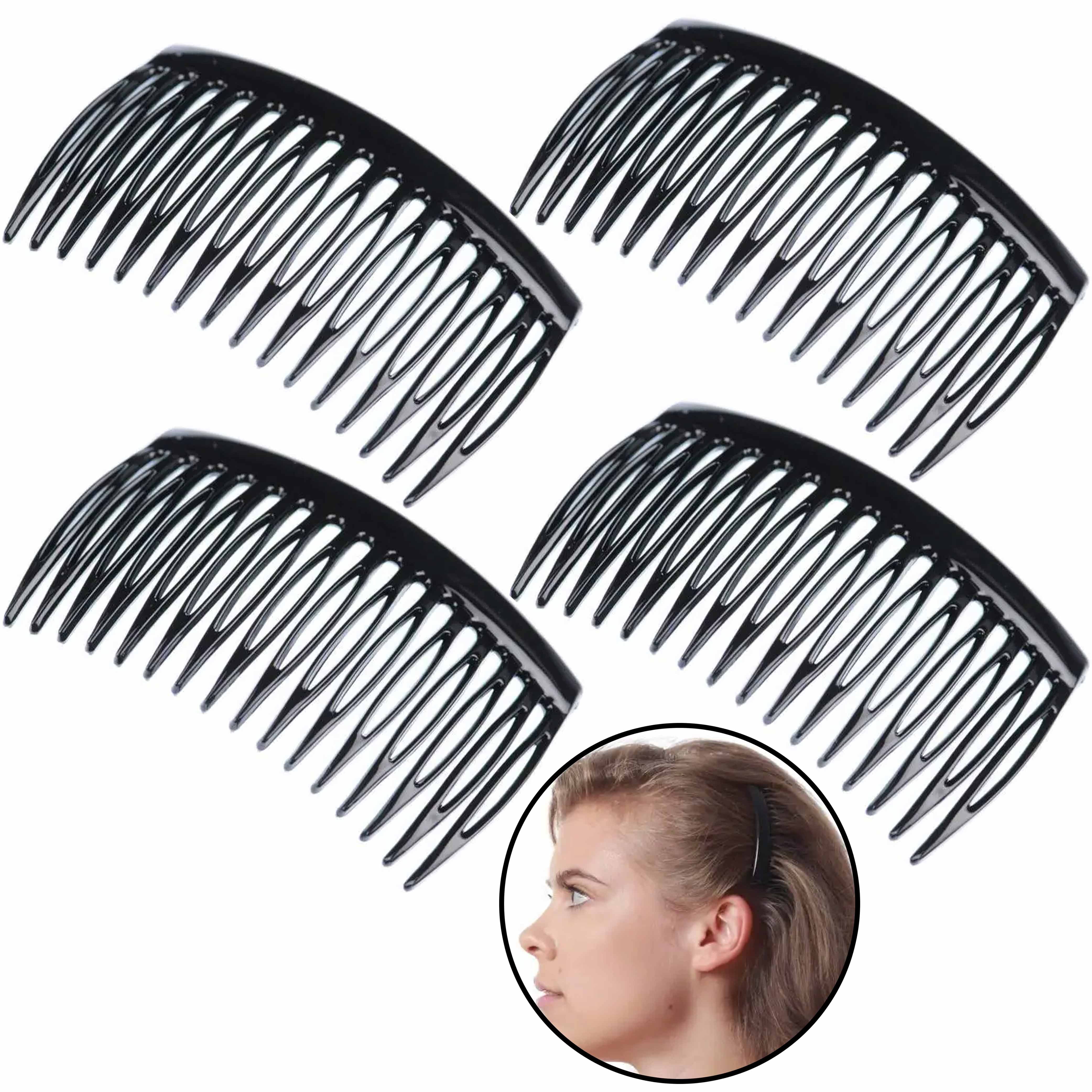 4 Side Combs Hair Clip Fork Styling Accessories Bride French Paris ...