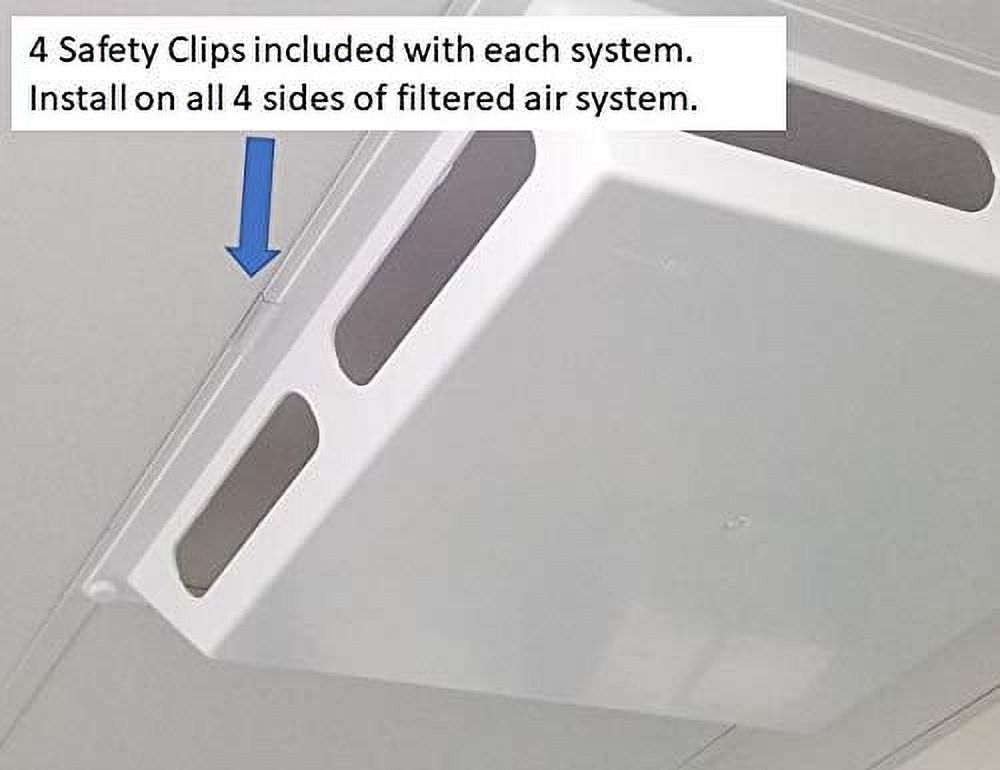 4-Sided Ceiling Air Diverter with Magnet Install (2) - Walmart.com