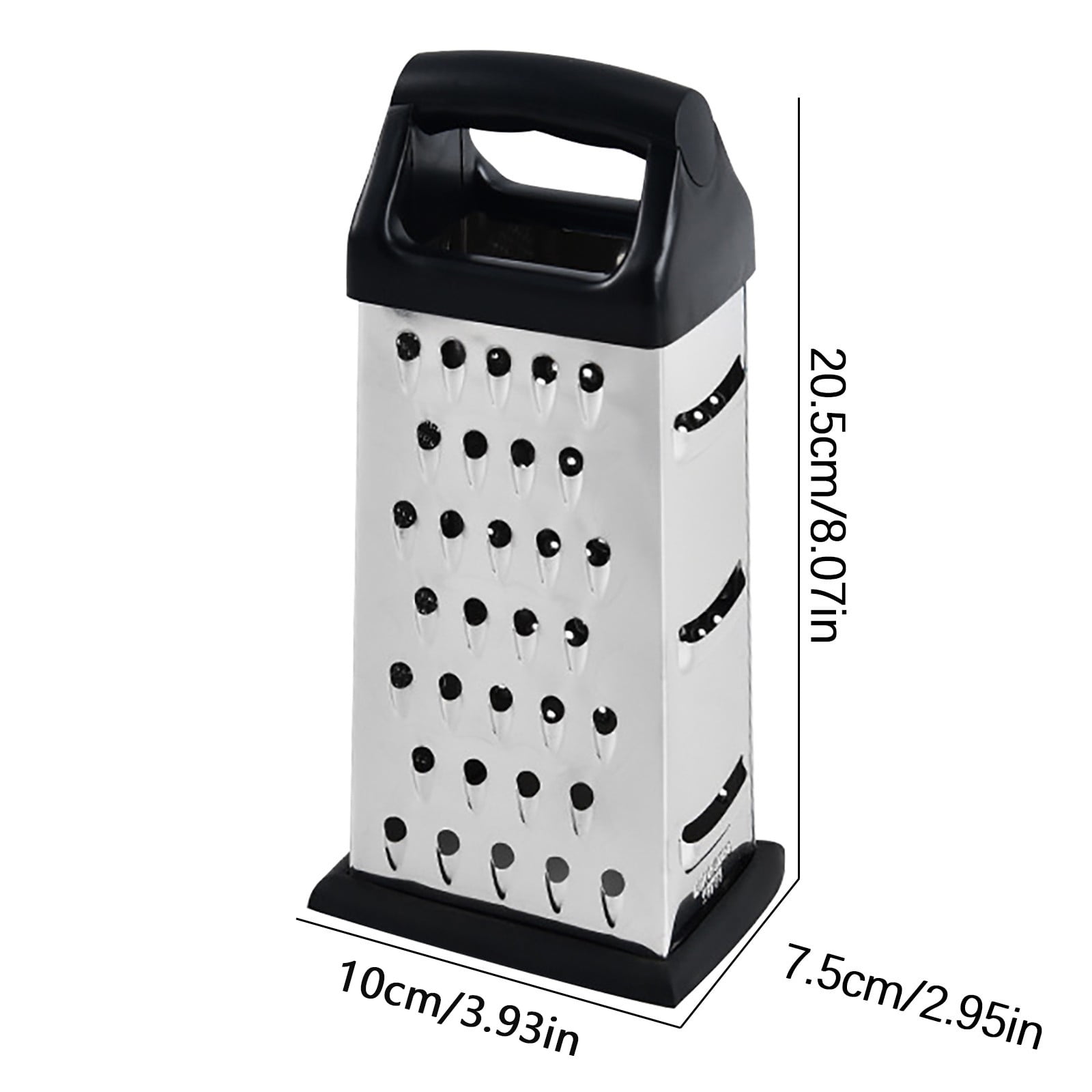 4 Sided Cheese Grater with Container,Professional Cheese Grater with ...