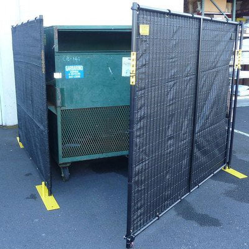 4 Sided Perimeter Patrol Dumpster Enclosure, 6'H x 15'W - Walmart.com