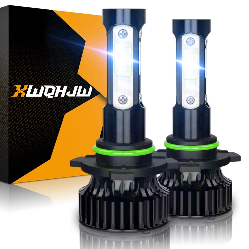 4-Sides 9006 LED Headlight Bulbs Low Beam 6000K White 2x For Toyota ...