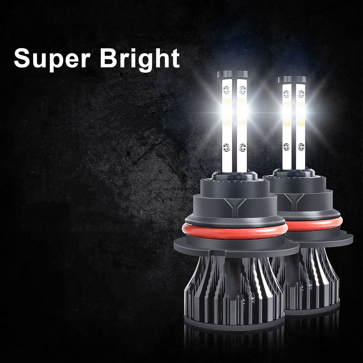 4-Sides LED Headlight High/Low Bulbs Kit for Ford Crown Victoria 1998 ...