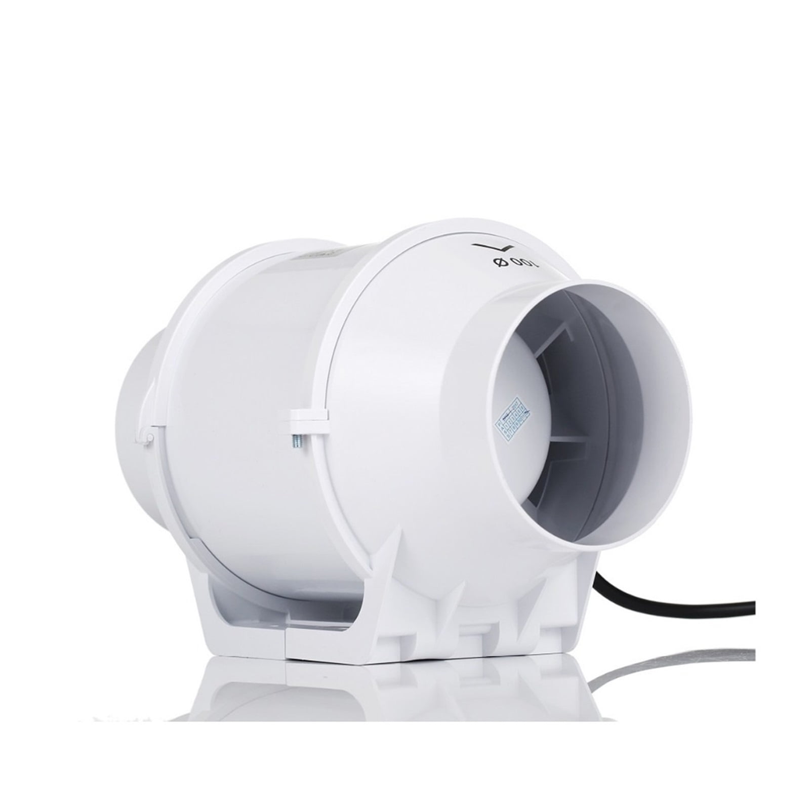 4'' Silent Inline Duct Fan Kitchen Hood Ventilation Outlet Exhaust ...