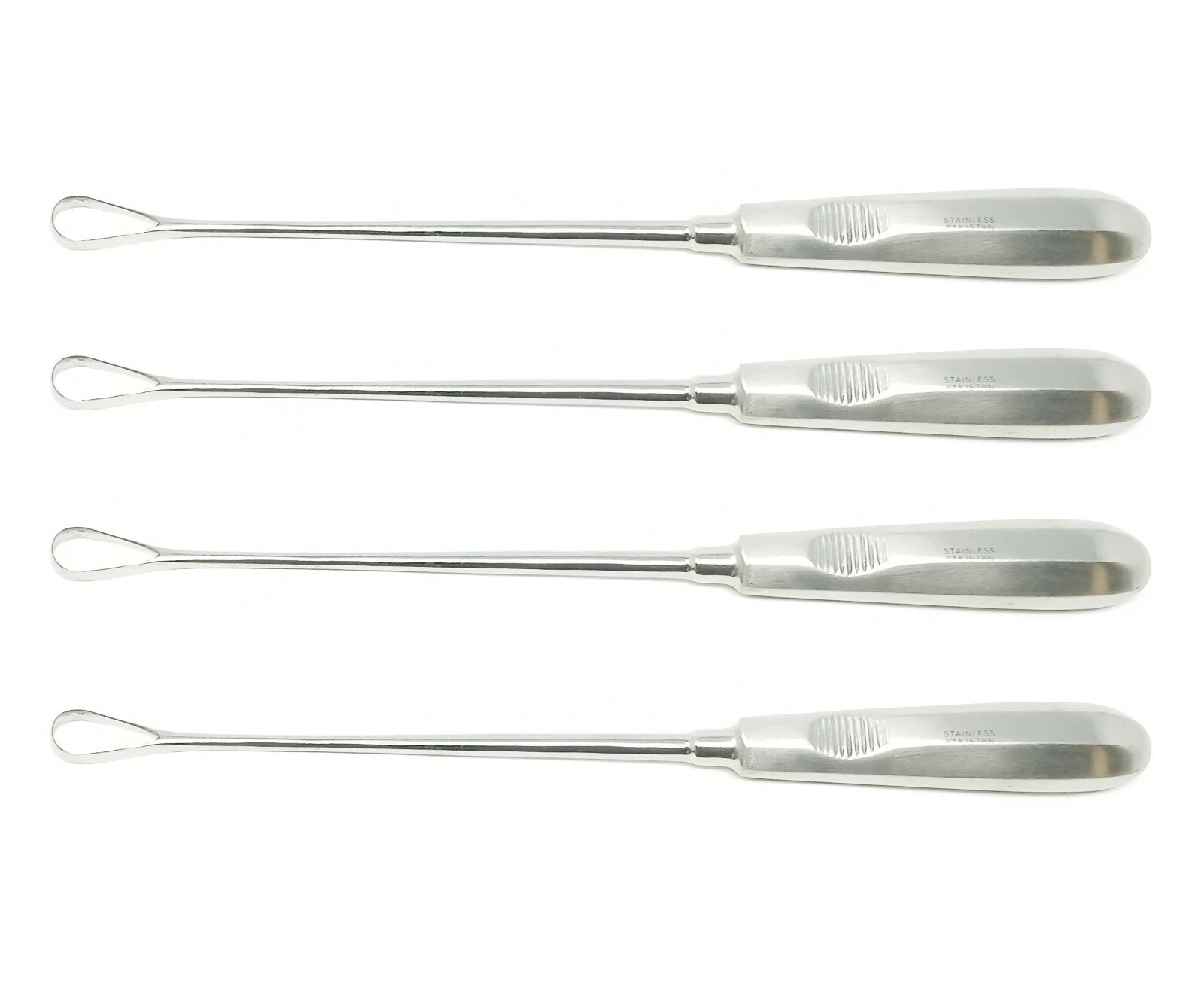 4 Sims Uterine Curette 11" (27.9Cm) Sharp Blade Size 6 Ob/Genecology ...