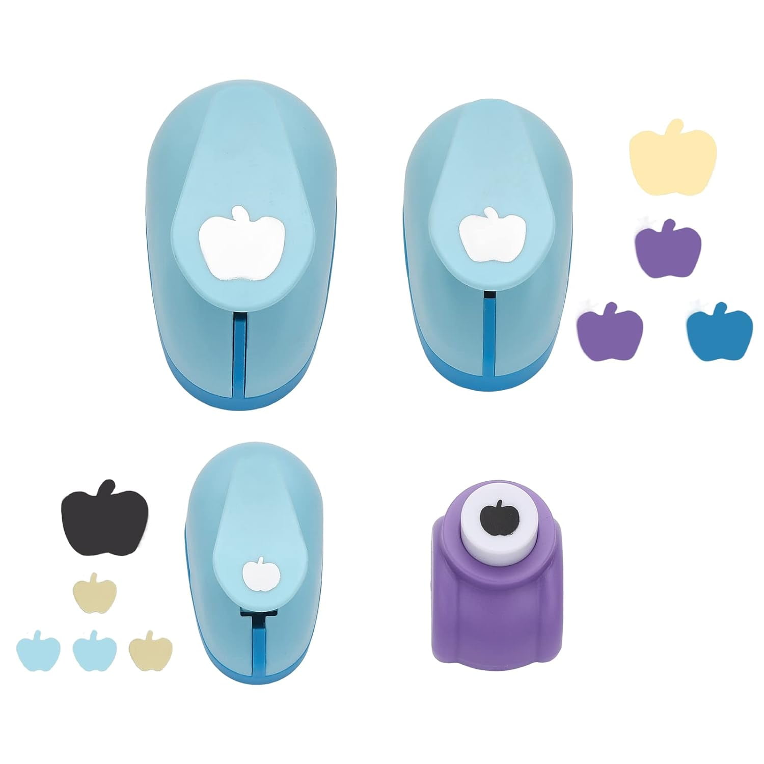 4 Size Mini Paper Craft Punch Apple Punch Scrapbook Paper Punchers ...