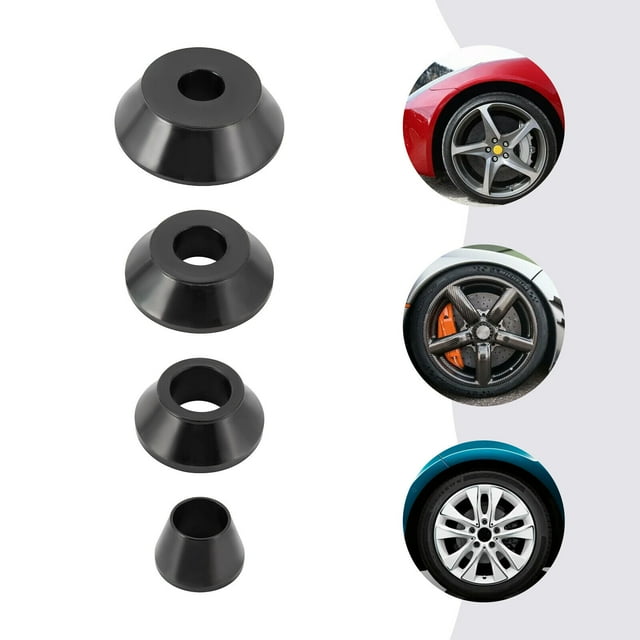 4 Sizes 36mm Tire Balancer Cones Set Wheel Balancer Adapter Cones Taper ...