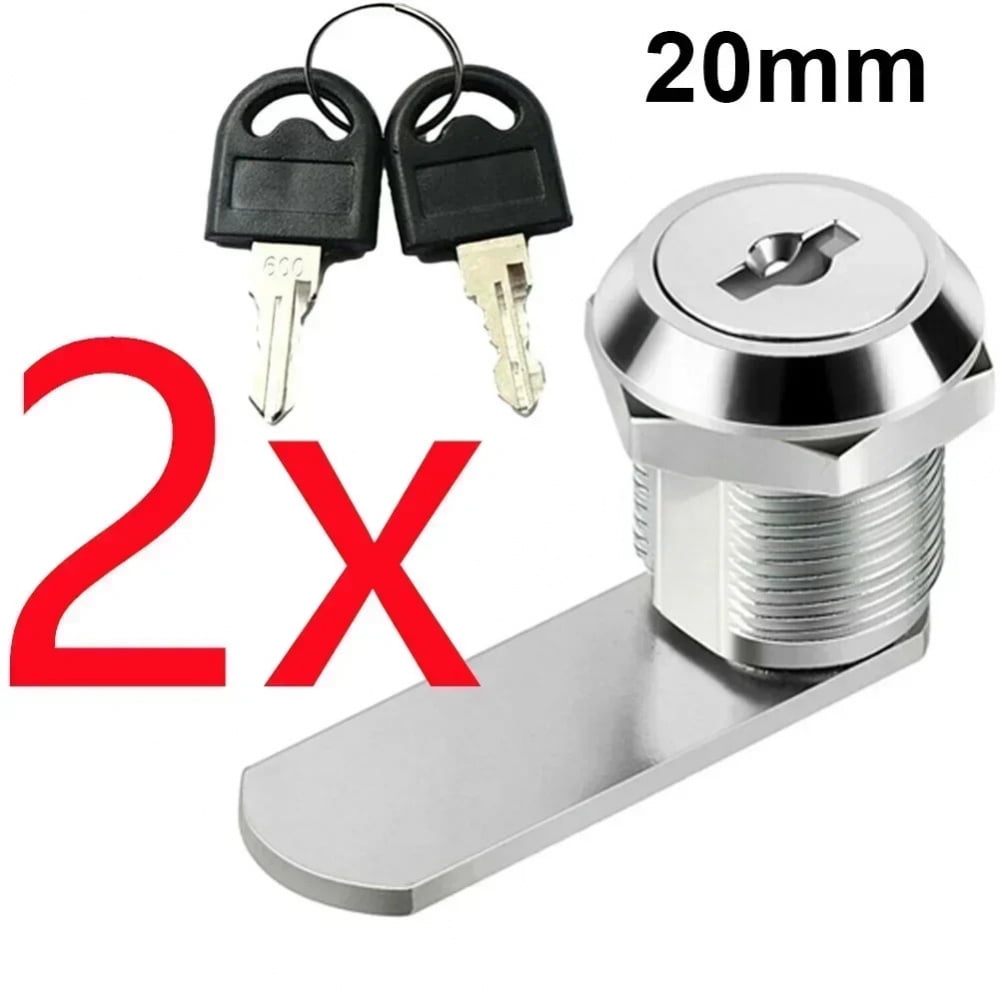 4 Sizes Mailbox Lock With 2 Keys For File Cabinet Tool Box Locker Cam ...