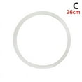 4 Sizes Replacement Silicone Rubber Clear Gasket Home Pressure Cooker ...