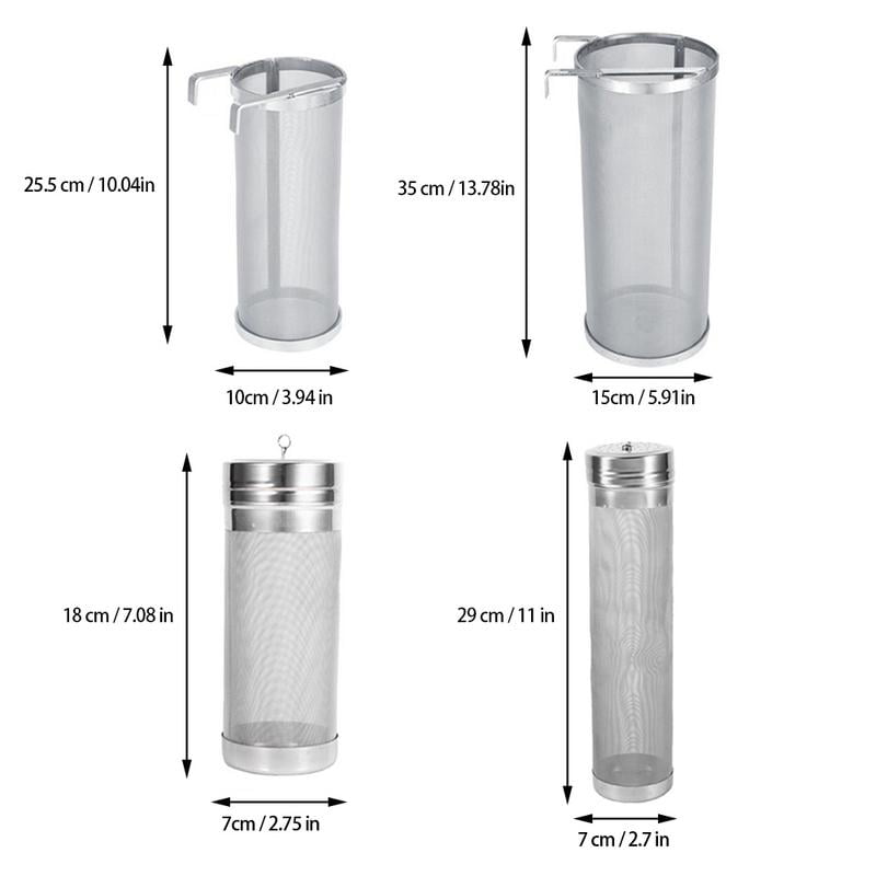 4 Sizes Stainless Steel Hop Spider Mesh Beer Filter For Homemade Brew ...