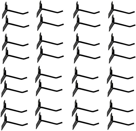 4" Slatwall Hooks, Black, Hanger Display,Display Panel Hooks Wire Metal ...