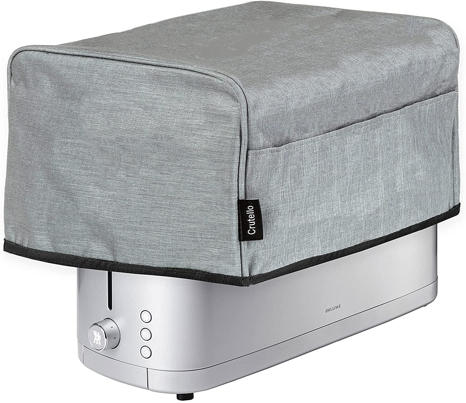 4 Slice Long Slot Toaster Cover with Storage Pockets, For 4 Slice ...