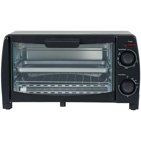 4 Slice Small Toaster Oven Countertop, Retro Compact Design, Multi ...