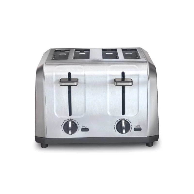 4 Slice Toaster Brushed Stainless Steel - 24714: Automatic Shut-Off ...