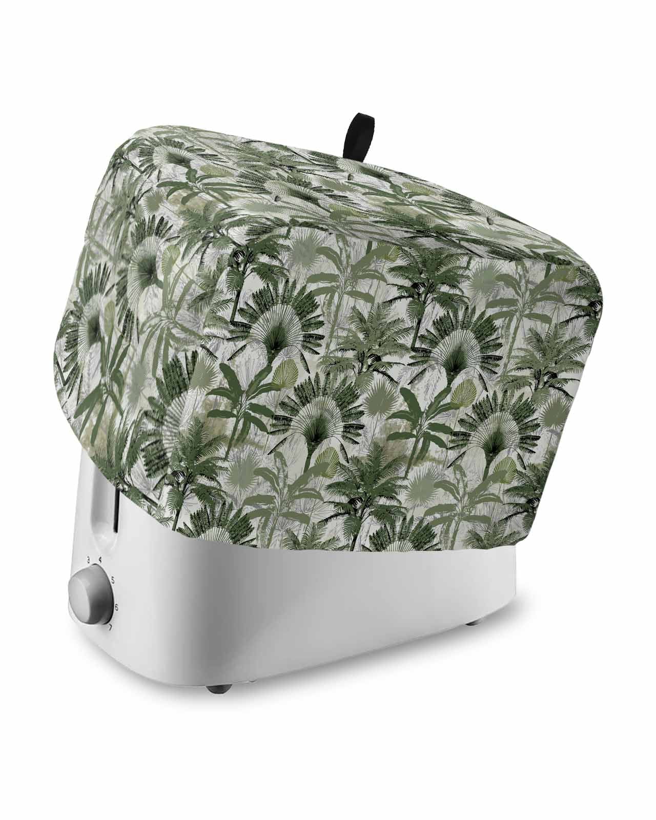 4 Slice Toaster Cover Summer Sage Green Palm Banana Tropical Plants ...
