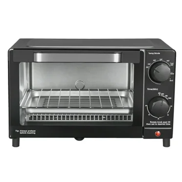 6 Slice 12 Pizza Toaster Oven BlackSS - Walmart.com