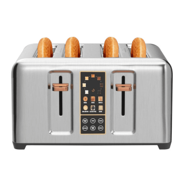WHALL® Electric Touchscreen Toaster - 4 Slice Stainless Steel Toaster ...