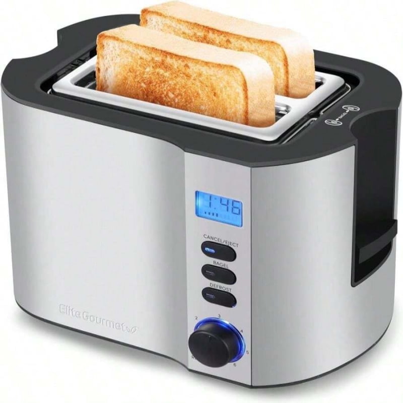 4 Slice Toaster, Reheat, 6 Toast Settings, Defrost, Cancel Functions ...