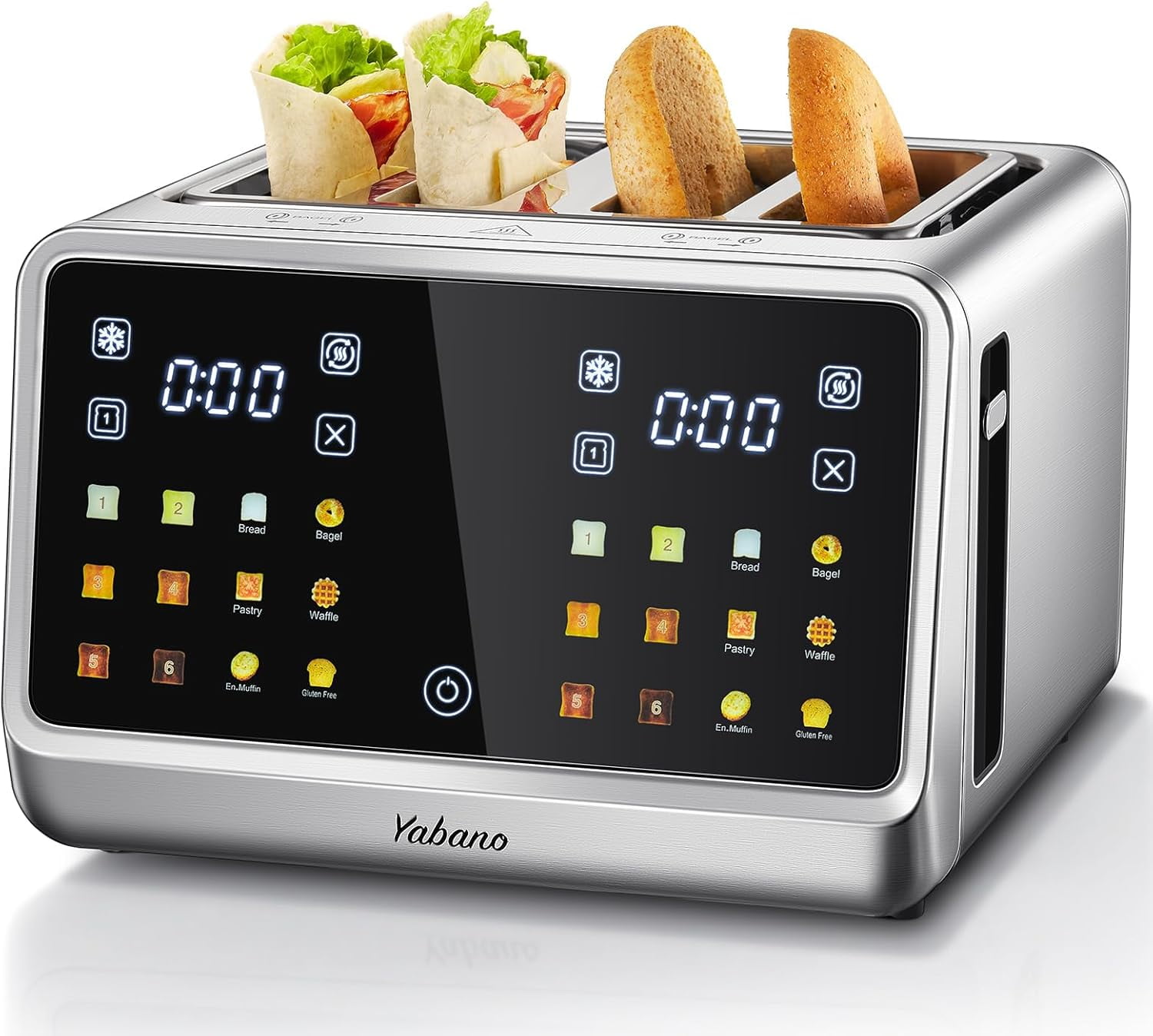 4-Slice Toaster with Smart Touch Control, 6 Shade Levels & Bread ...