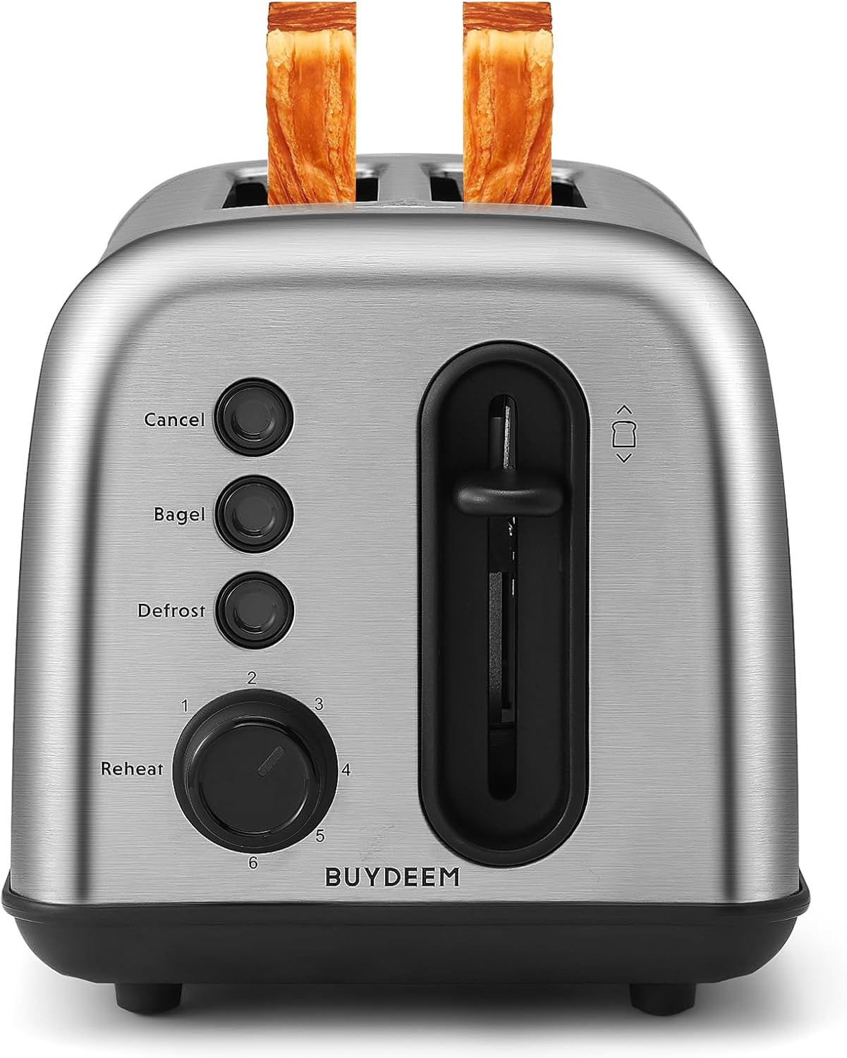 4 Slice Toaster, Stainless Steel Toaster with Extra Wide Slots for ...