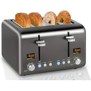 WHALL® Electric Touchscreen Toaster - 4 Slice Stainless Steel Toaster ...