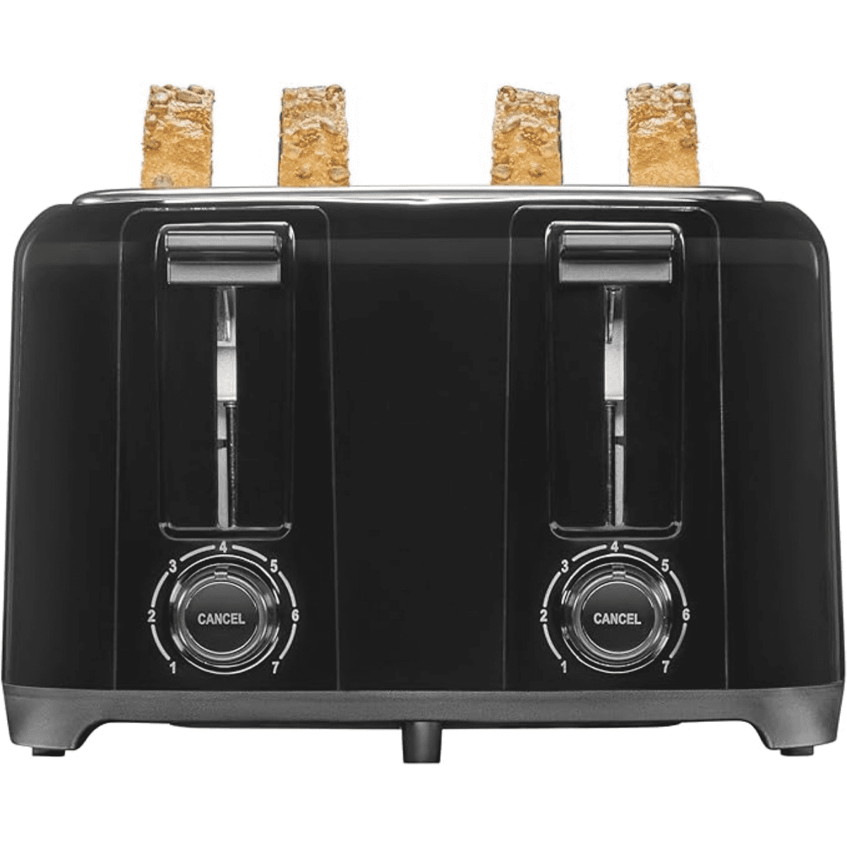 4 Slice Toaster with Extra Wide Slots for Bagels, Cool-Touch Walls ...