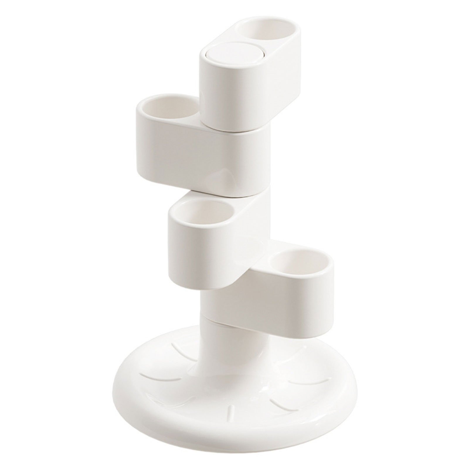 4 Slot Rotating Pen Stand 360 Smooth Rotation Design For Workstation ...