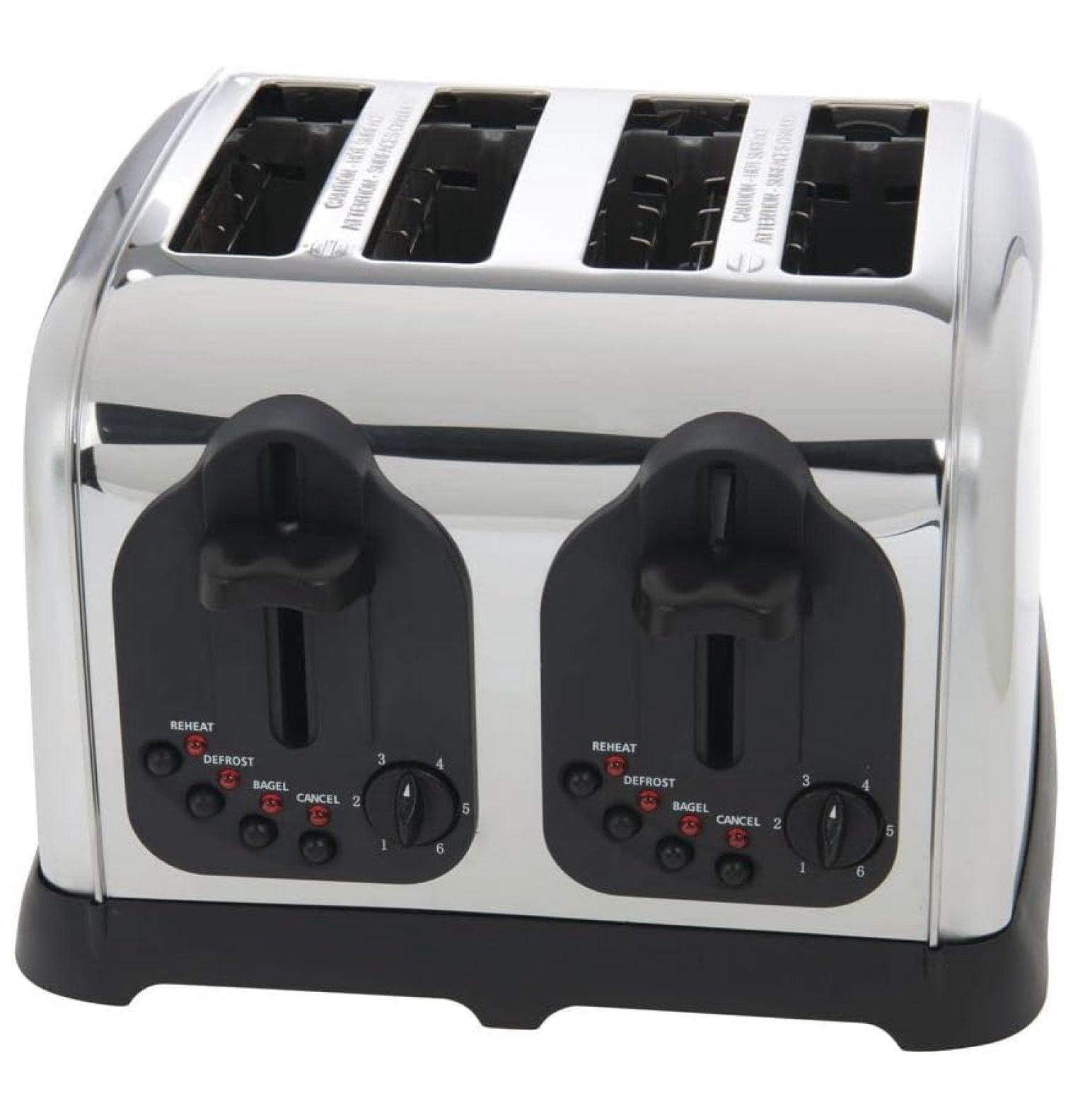 4-Slot Toaster - 11" L x 11 1/10" W x 7 1/2" H - Walmart.com
